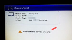 Dellパソコン「No bootable devices found」エラーの解決方法 - ICT best